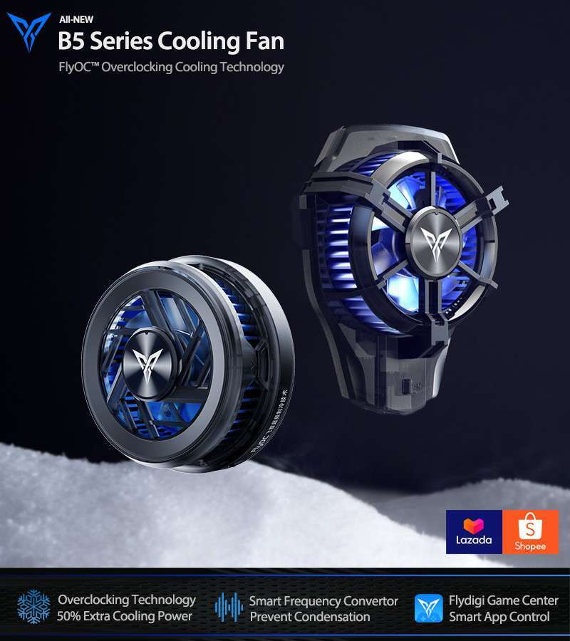 Jual Flydigi Wasp Wing 2 Pro Super Fast Fan Cooling For Gaming Phone cooler di Seller Devil ...