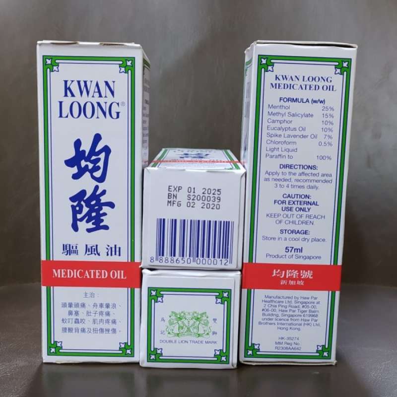 Jual Minyak Angin Kwan Loong Medicated Oil Asli Kwan Long di Seller ...