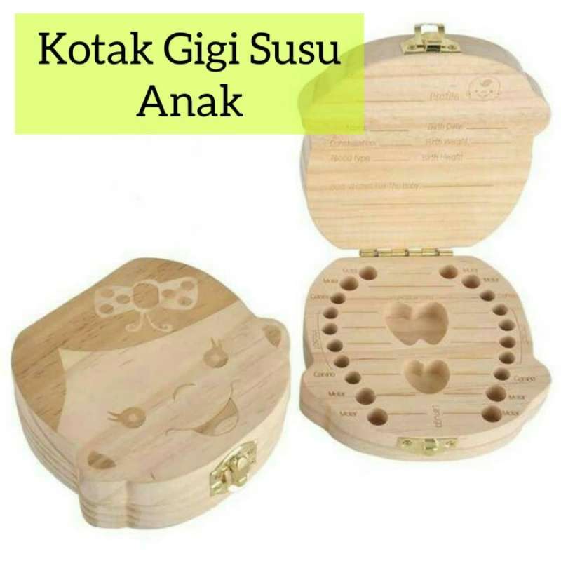 Jual Free Ongkir Kotak Box Tempat Meyimpan Gigi Susu Bayi Anak di ...