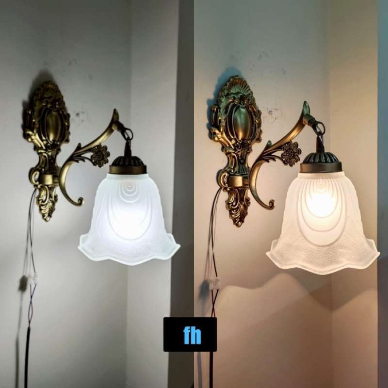 Jual Lampu Dinding Indoor Klasik Kaca Bunga di Seller SENTRA ELEKTRONIC ...