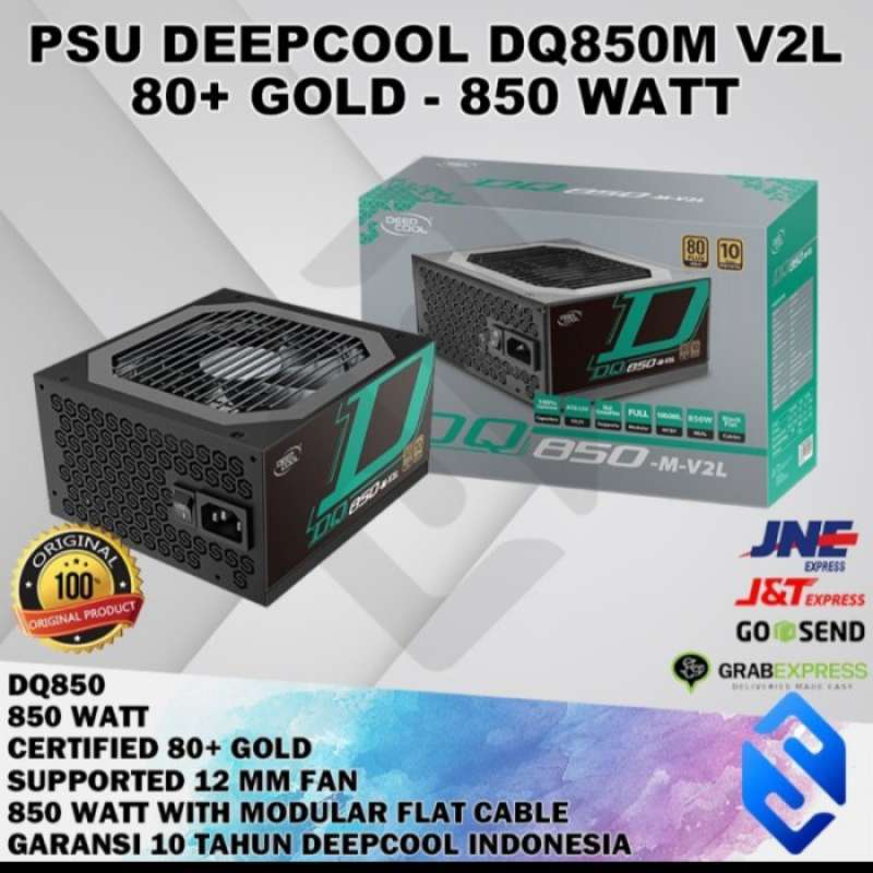 Promo Psu Deepcool Dq850M 80+ Full Modular Diskon 12% di Seller Ghazlan ...
