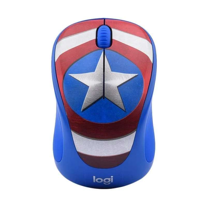 Jual Logitech M238 Marvel Collection Wireless Mouse - Captain America ...