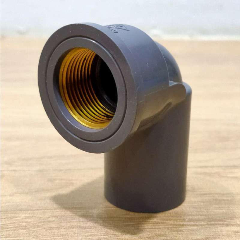 Jual ELBOW KNEE DRAT DALAM KUNINGAN PVC RUCIKA AW 1/2 INCH 3/4 INCH - 1/2 INCH - 3/4 INCH di ...