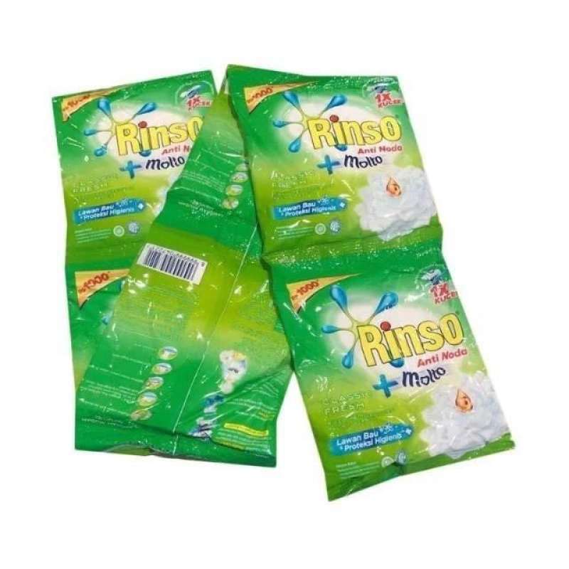 Jual 6pcs Rinso Bubuk 44gr / Rinso Bubuk 1000 classic fresh di Seller ...