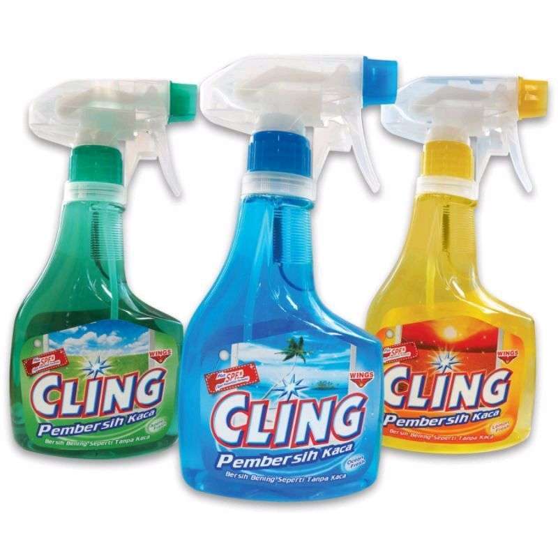Jual Cling Pembersih Kaca 440 Ml Botol Di Seller Minimarket Sarasa ...