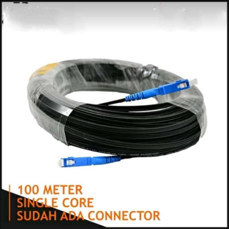 Jual Kabel Fiber Optik 100 M 100 Meter Dropcore Single Core 1 Core Di ...