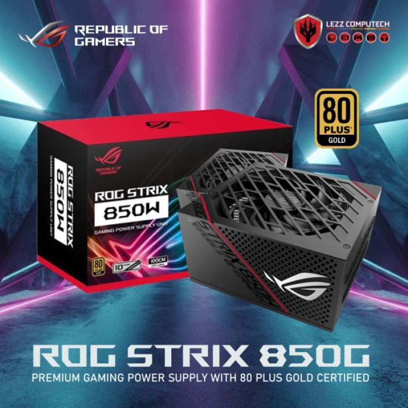 Promo Asus Rog Strix 850G - 850W 80+ Gold Full Modular Gaming Power ...