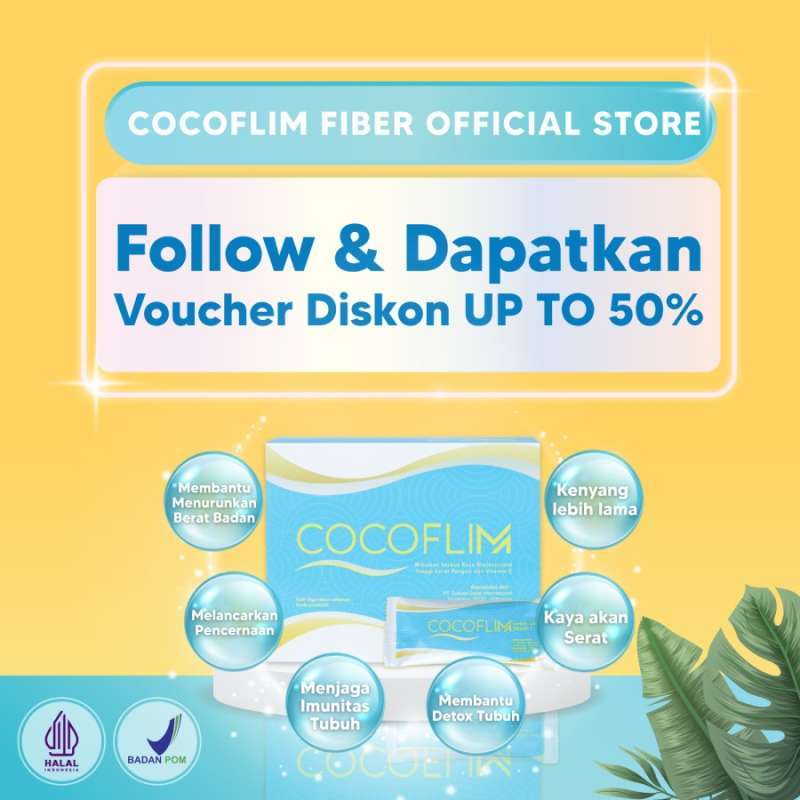 Jual Cocoflim Fiber - 2 Box ( 30 Sachet ) Suplemen Diet Sehat Di Seller ...