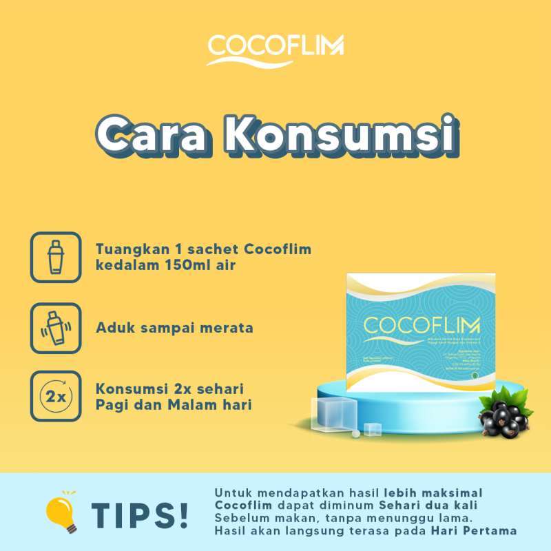 Jual Cocoflim Fiber - 2 Box ( 30 Sachet ) Suplemen Diet Sehat Di Seller ...