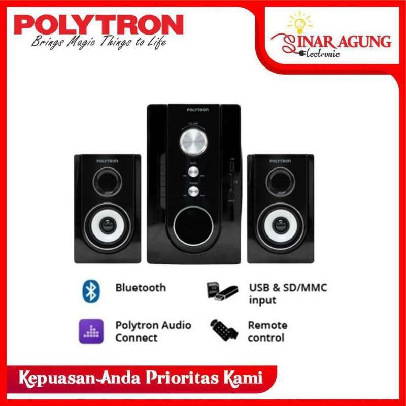 Promo SPEAKER POLYTRON PMA9320B / PMA 9320B BLUETOOTH MULTIMEDIA 100% ...