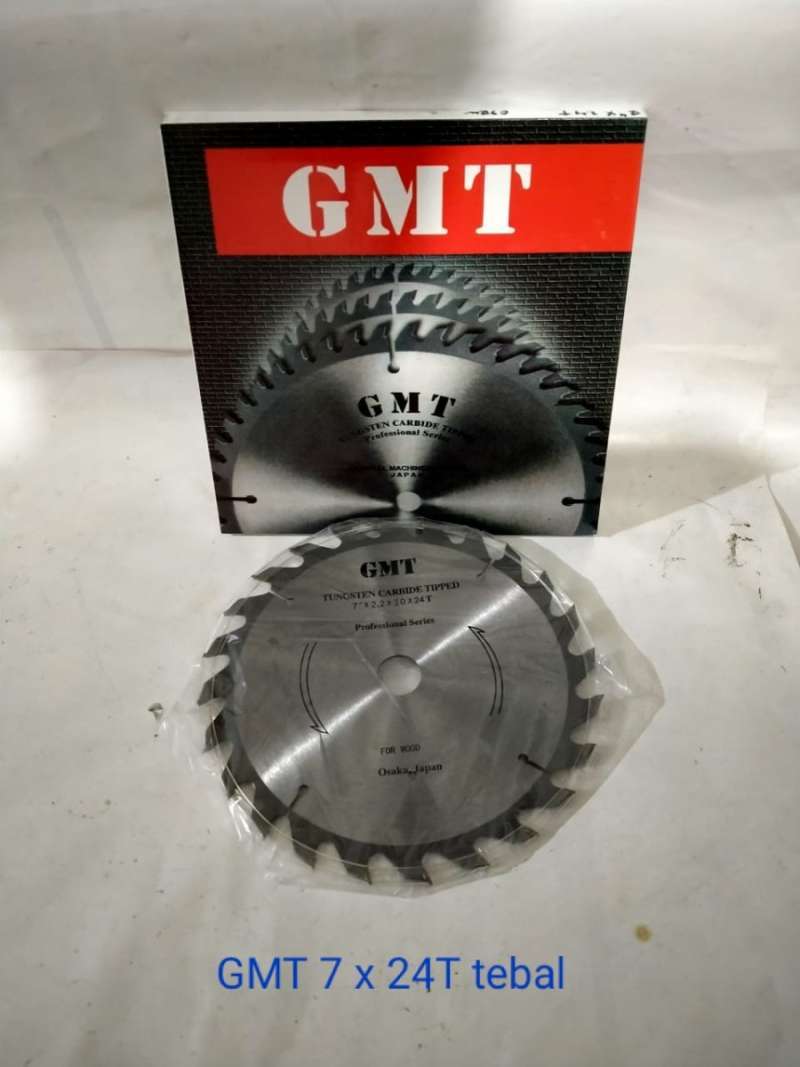 Jual GMT Mata Circular Saw Tebal Mata Gergaji Kayu 7 Inch 24T 40T 60T GMT di Seller Maju Jaya ...