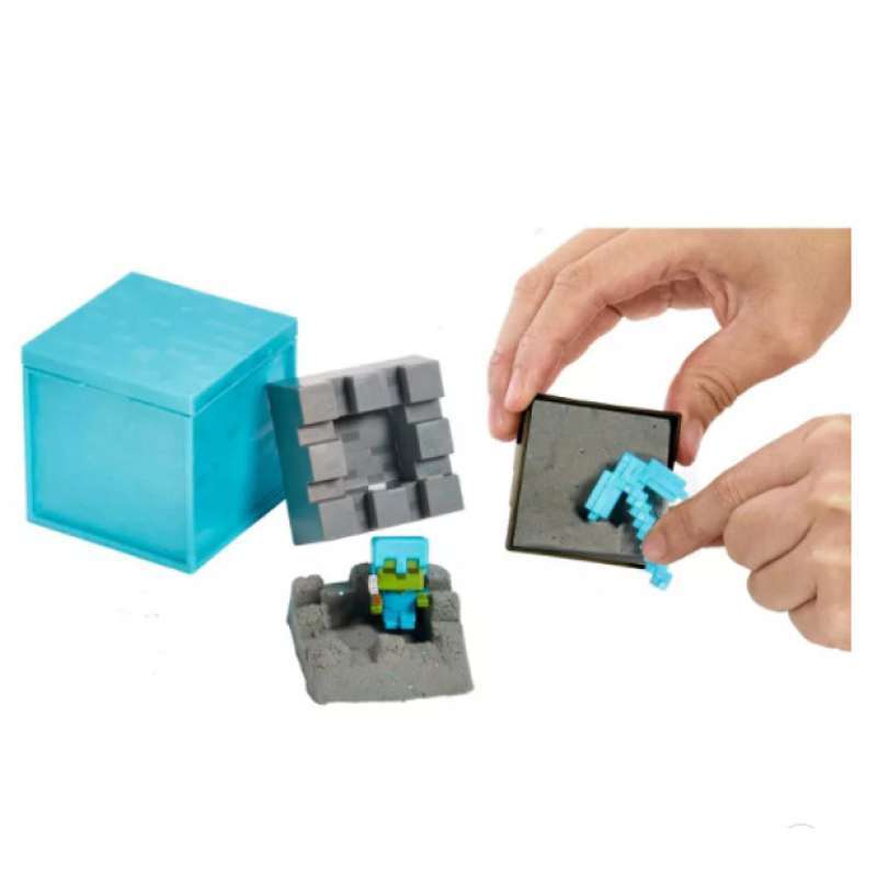 Jual Minecraft Mini Mining Set, Elementals # 2, With Moldable Sand Di ...