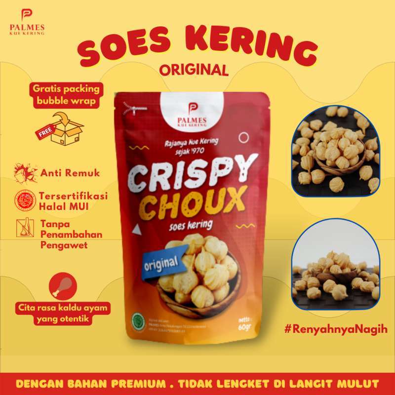 Jual Palmes Soes Kering Crispy Choux Original Di Seller Palmes Kue ...