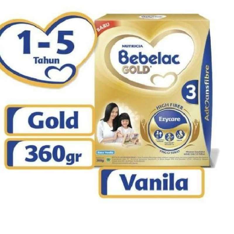 Jual BEBELAC GOLD 3 VANILA 360GR_Susu Formula usia 1-5 Tahun_Box 360 Gr ...