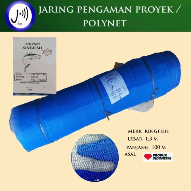 Promo Jaring pengaman bangunan proyek-Polynet biru Kingfish Roll ...
