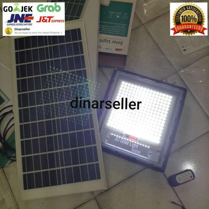 Jual LAMPU SOROT SOLAR CELL 300 WATT 300W TENAGA SURYA + REMOTE di Seller Dinarseller - Jelambar ...