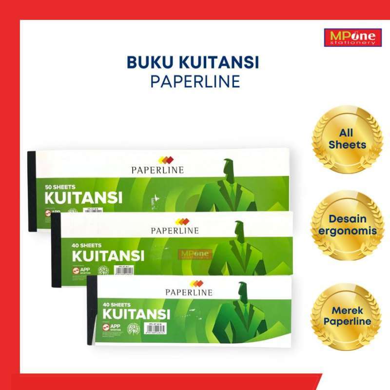 Jual Buku Kwitansi Paperline / Buku Kuitansi Besar / Kwitansi Paperline ...