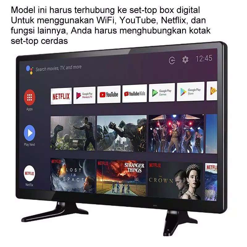 Jual Tv Led 24 Inch Digital/analog Layar Hd Support Usb Hdmi Bisa Buat ...
