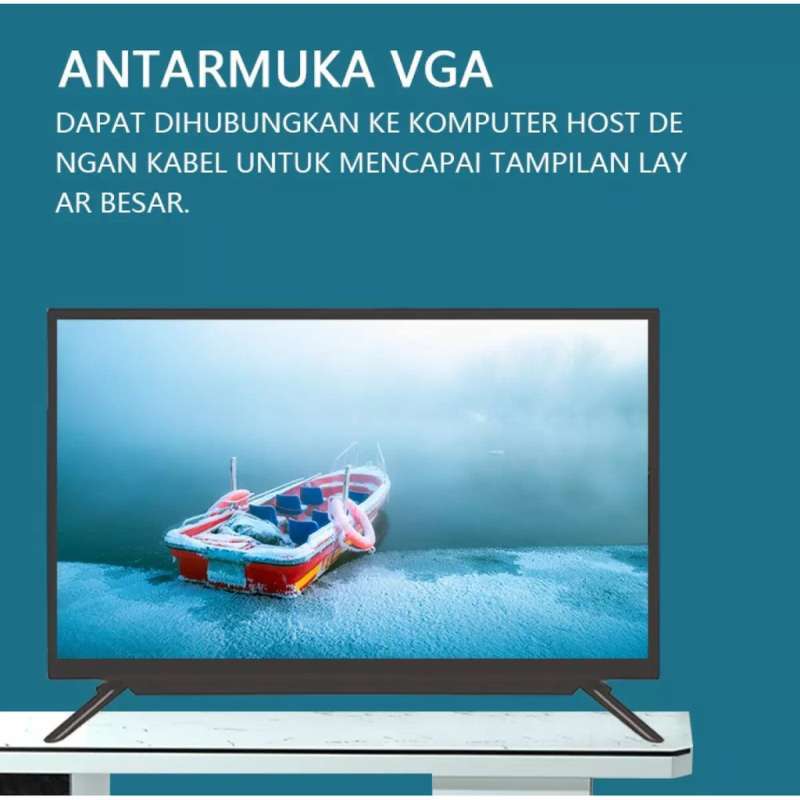 Jual Tv Led 24 Inch Digital/analog Layar Hd Support Usb Hdmi Bisa Buat ...