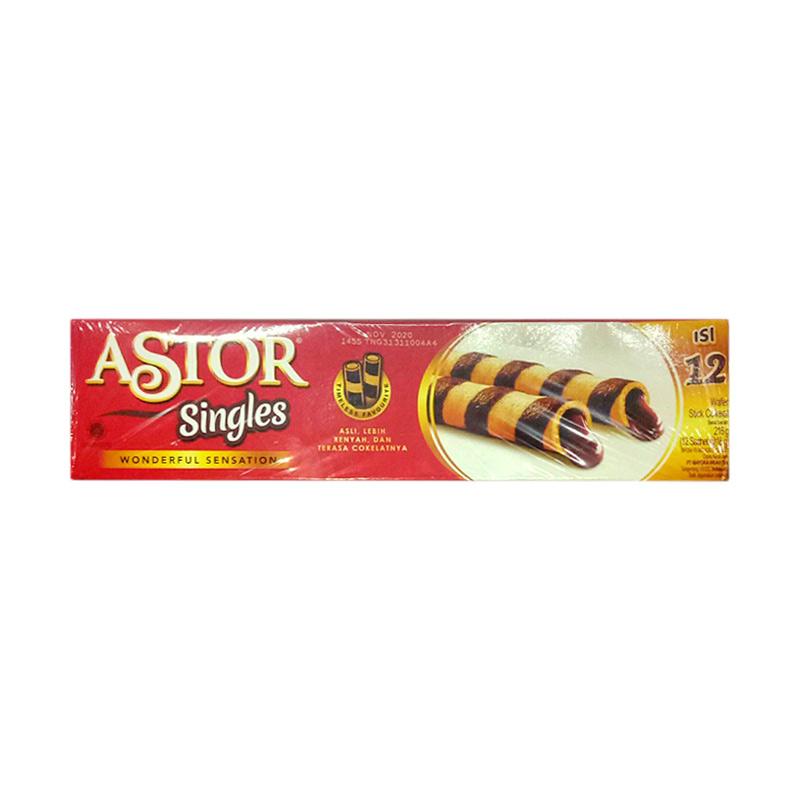 Jual ASTOR Singles Wafer [18 g/ 12 pcs/ box] di Seller Juan Jaya Shopp ...