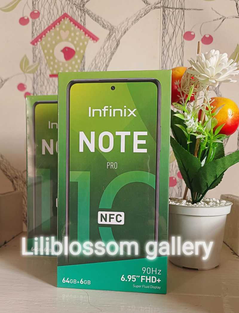 Jual Infinix Note 10 Pro NFC 6/64 6GB 64GB New Resmi Segel No Repack di Seller Liliblossom ...