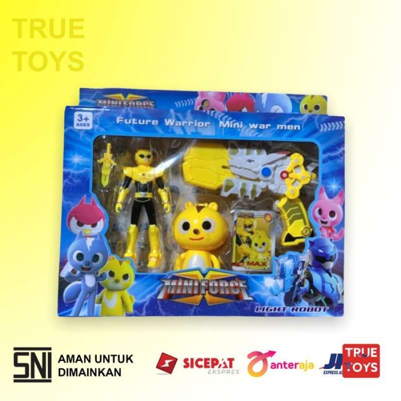 Jual Mainan Robot Set Mini Force X Robot-robotan Power Ranger Di Seller ...