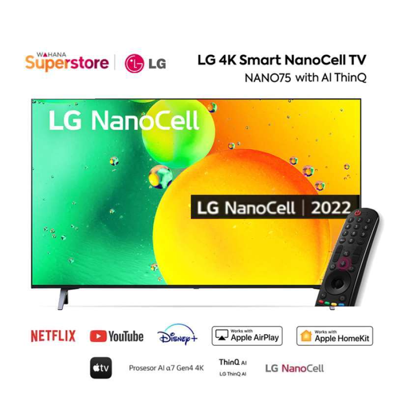 Jual LG NanoCell 4K UHD Smart TV AI ThinQ 50 - 50NANO75 | 50NANO75SQA di Seller WAHANA SUPER ...