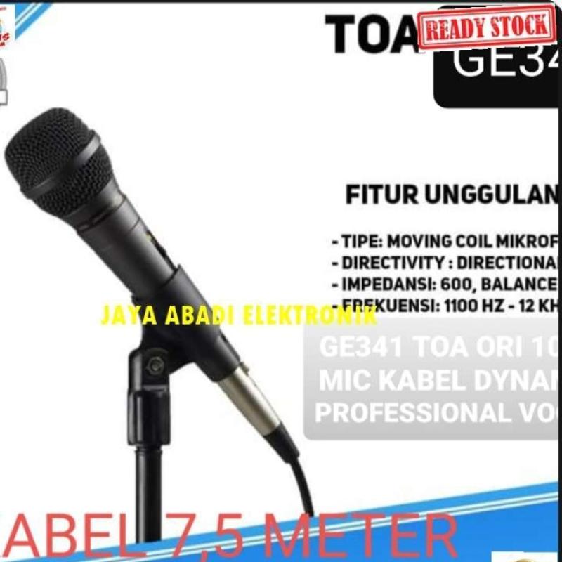 Jual Toa Mic Kabel Karaoke Dynamic Microphone Pro Vokal Audio Sound ...