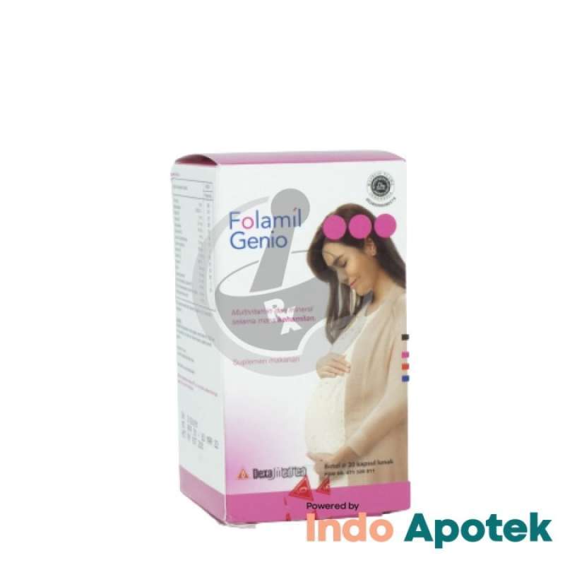Jual FOLAMIL GENIO ISI 30 KAPSUL di Seller Moiraa Shop - Wanasari, Kab ...