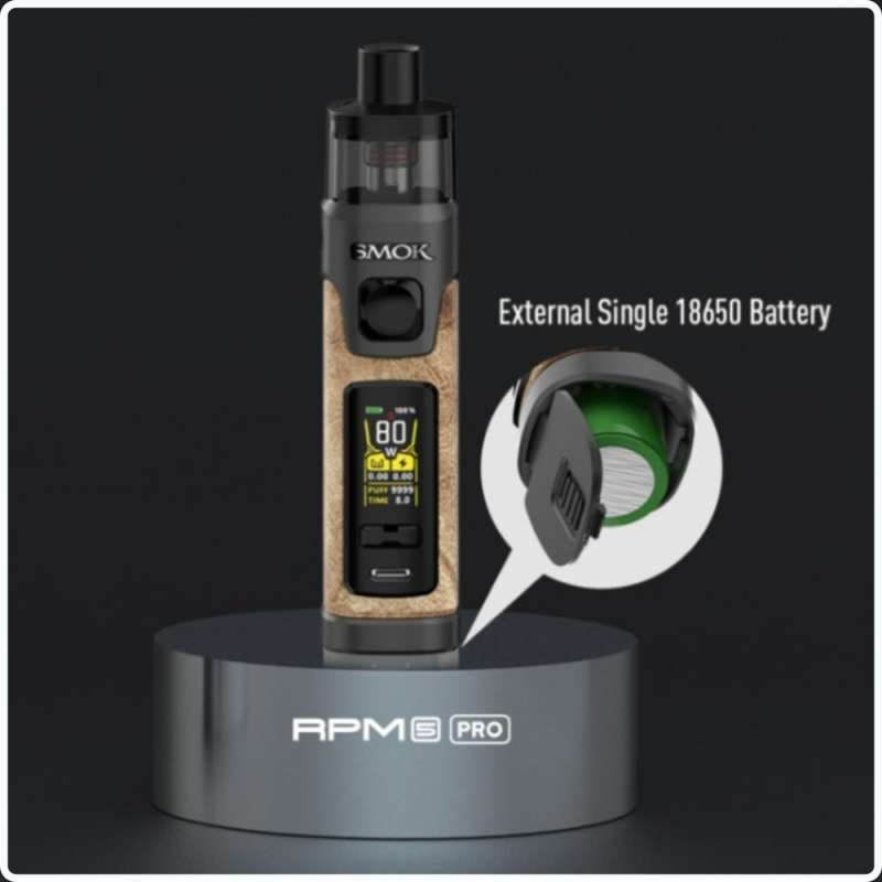 Jual Smok Rpm 5 Pro 80W Pod Mod Kit Authentic Kode 331 - White di ...