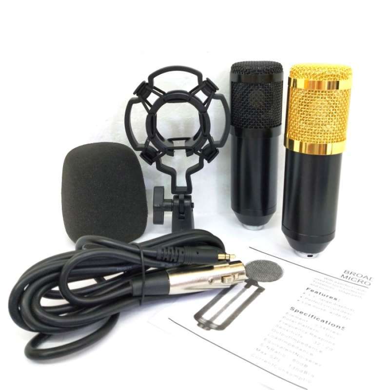 Jual MIC KARAOKE SMULE MICROPHONE REKAMAN RECORDING CONDENSER / MIC di ...