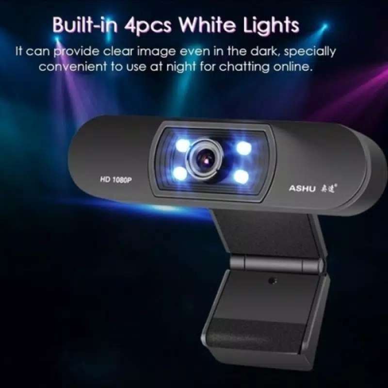 Promo Webcam PC 1080P Full HD USB Camera Laptop Zoom Gaming Kamera h800 ...