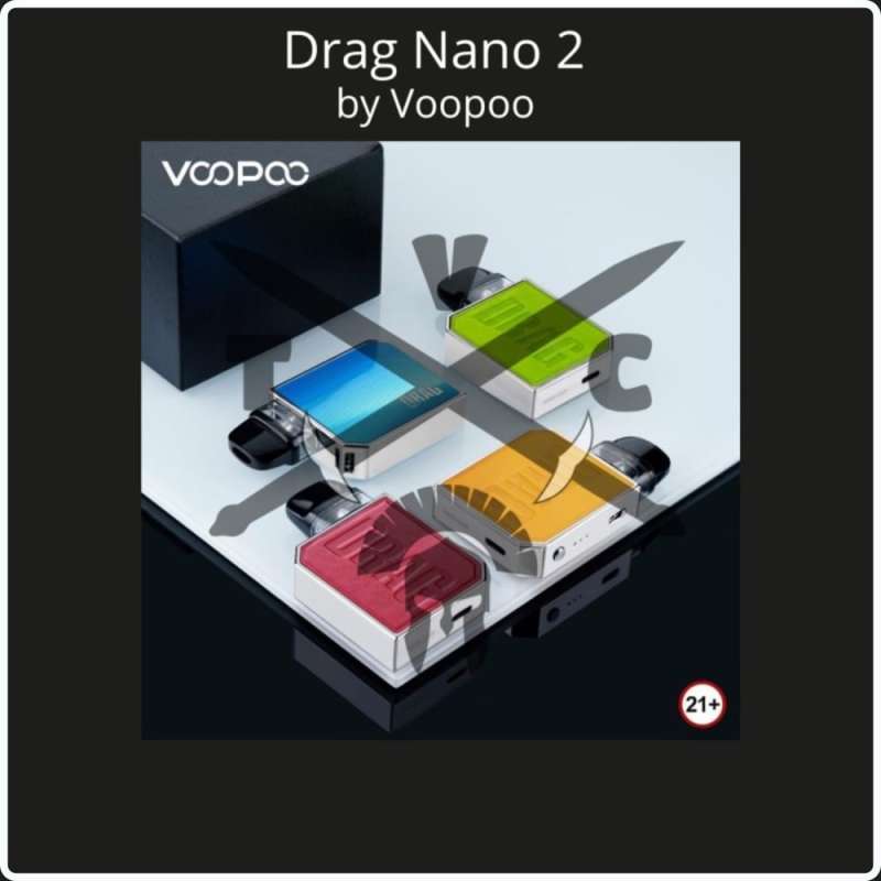 Jual Pod Voopoo Drag Nano 2 Authentic Drag Nano2 Pods Kit Podsystem ...