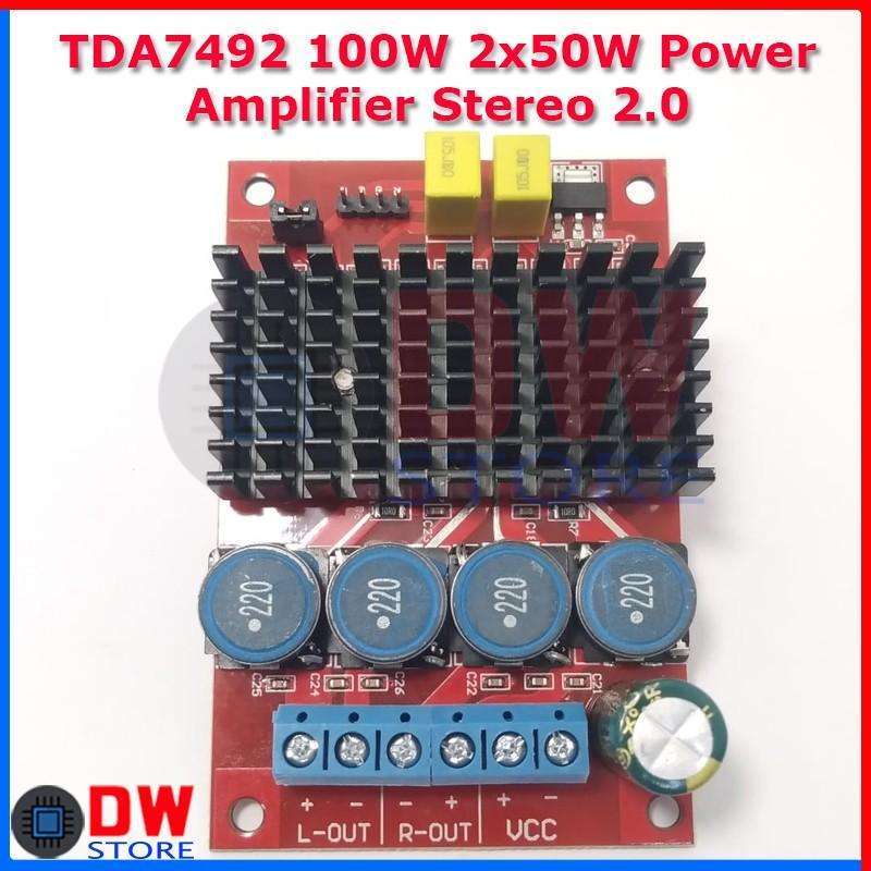Jual TDA7492 100W 2x50W Stereo Digital Power Amplifier Module 2.0 di Seller dw-store - Margahayu ...