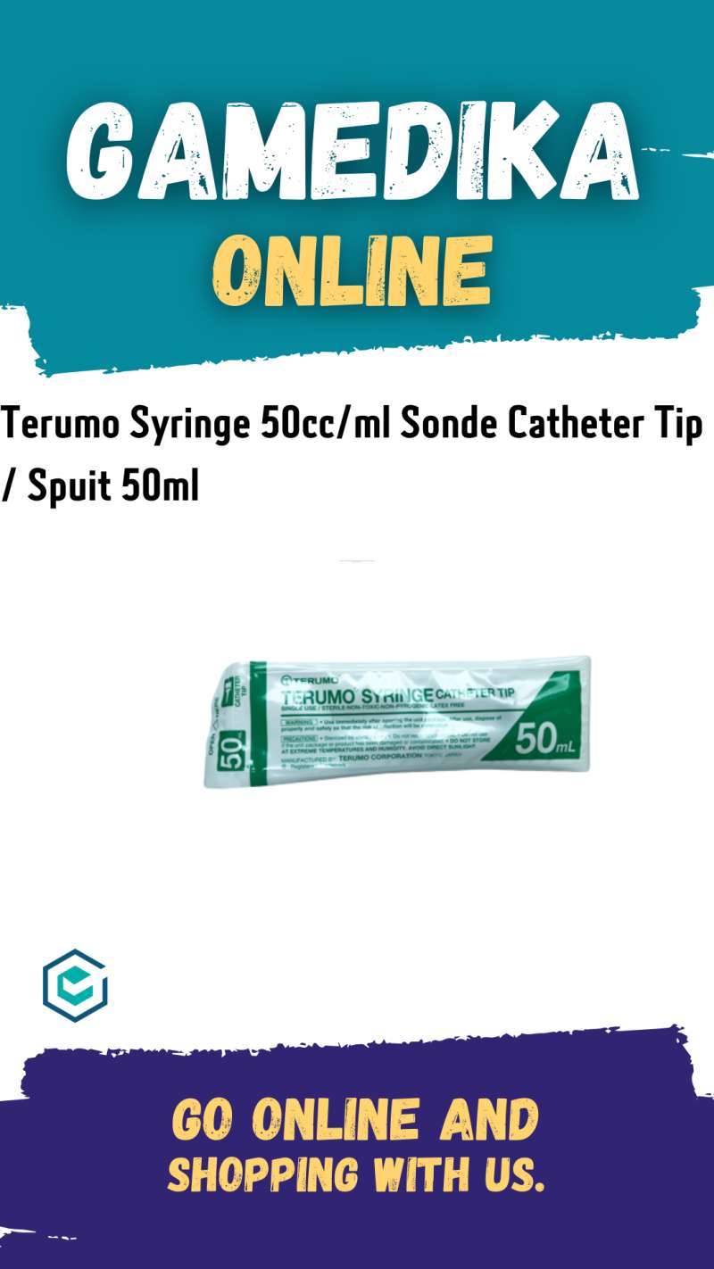 Jual TERUMO SYRINGE 50CC/ML SONDE CATHETER TIP (SPUIT 50ML) di Seller ...