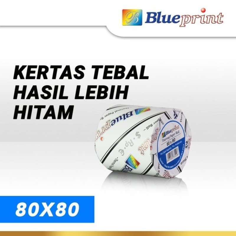 Promo Kertas Struk / Kertas Kasir / Kertas Thermal BLUEPRINT 80x80 mm ... Promo Kertas Struk / Kertas Kasir / Kertas Thermal BLUEPRINT 80x80 mm ...