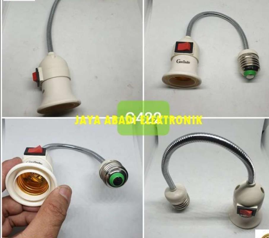 Promo Saklar Kap Lampu Colok Sambungan Steker Flexsibel Colokan Listrik ...