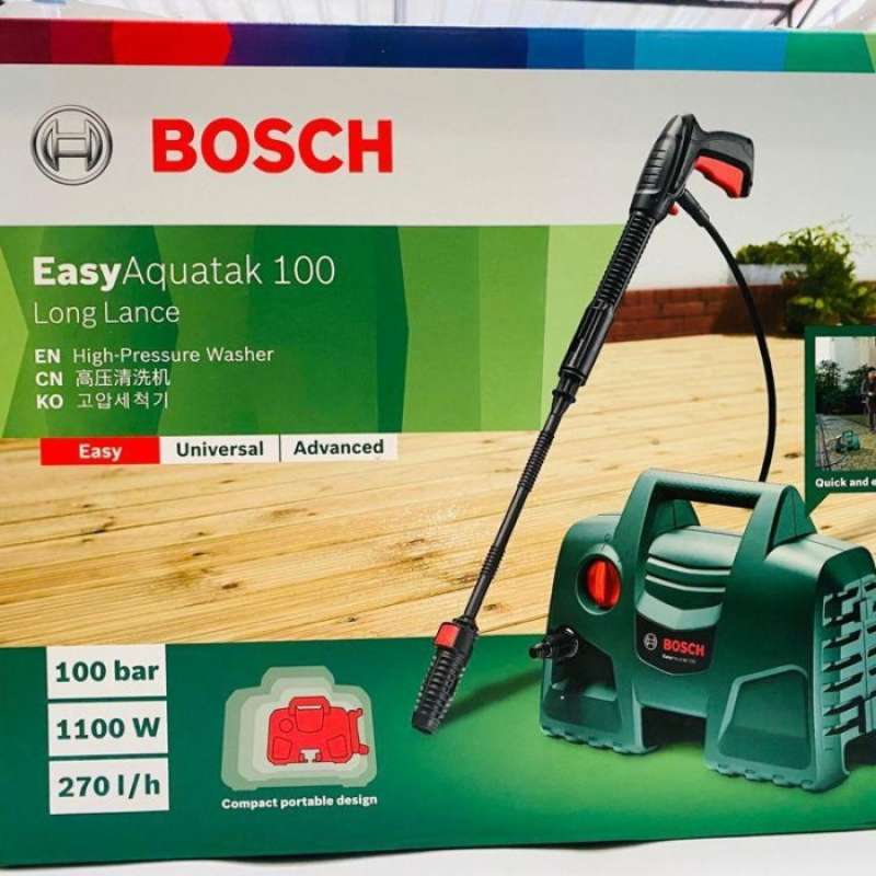 Promo Bosch High Pressure Cleaner Easy Aqt 100 - Jet Cleaner Bosch ...