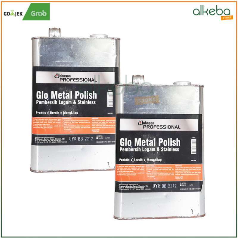 Promo Glo Metal Polish Johnson Galon 4 Liter Pembersih Logam Dan ...