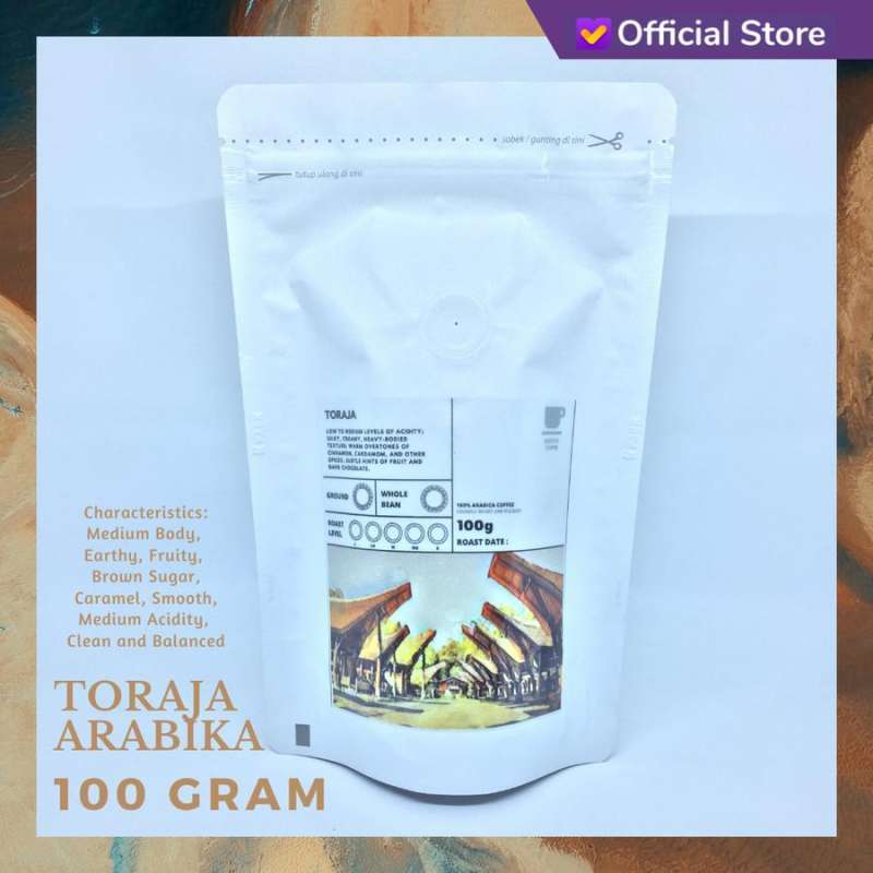 Jual Kopi Arabika Toraja 100 Gram Biji Dan Bubuk - Biji Di Seller ...