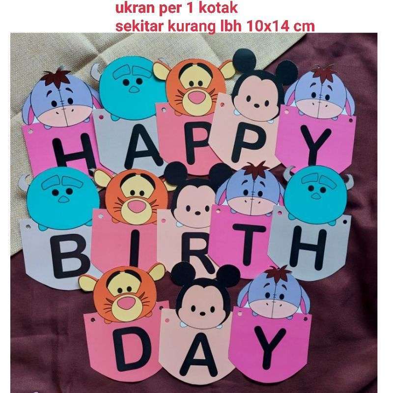 Jual Banner Flag Bunting Flag Garland Flag Ulang Tahun Happy Birthday ...