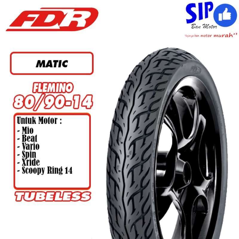 Jual Ban motor matic FDR Flemino 80 90 14 Tubeless di Seller SIP BAN ...