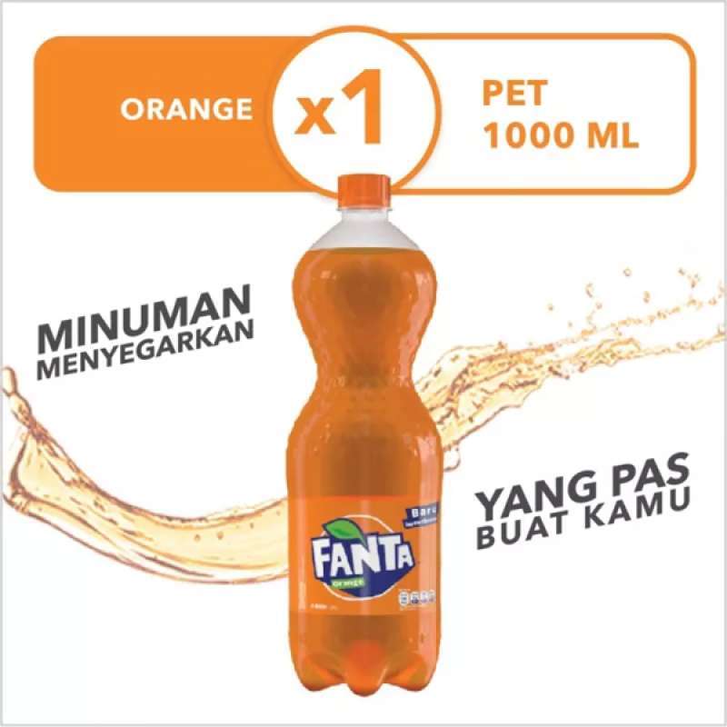 Jual Fanta Orange Jeruk PET 1000ml 1000 ml 1liter 1 liter di Seller The ...