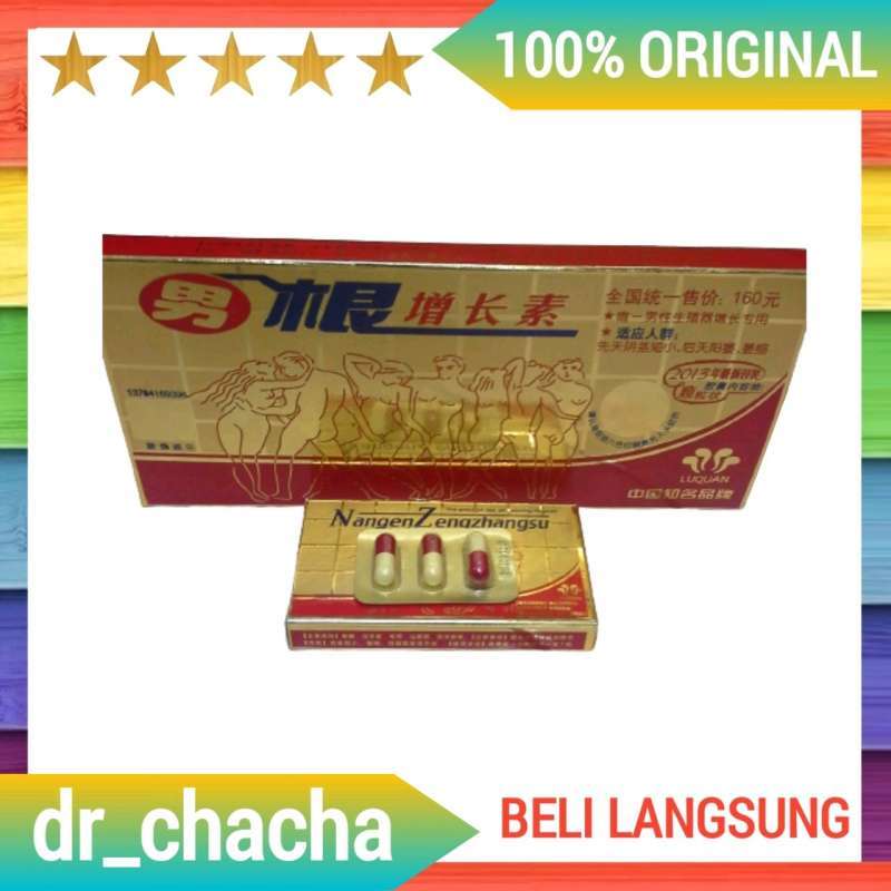 Jual CINA Nangen Zengzhangsu Luquan 12 Kapsul Original Asli Herbal Obat Meningkatkan Stamina ...