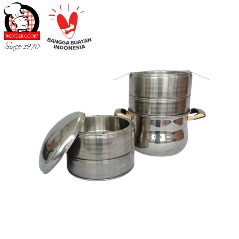 Jual Wondercook Panci Stainless Steel Steamer 4susun 20cm Di Seller ...