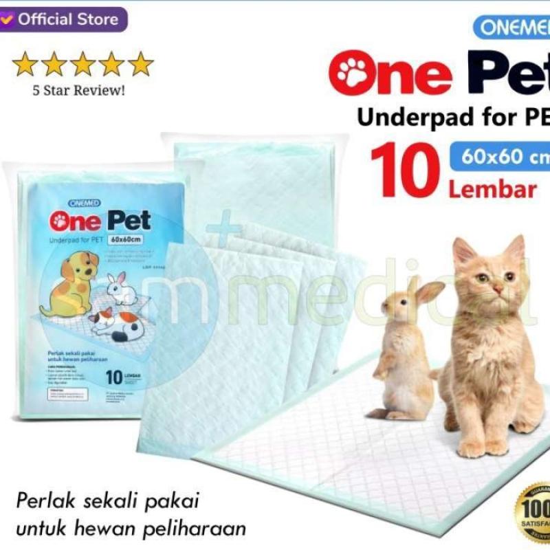 Jual OneMed Underpad for Pet atau Perlak Hewan 60x60cm isi 10pcs di Seller SAM MEDICAL Official ...