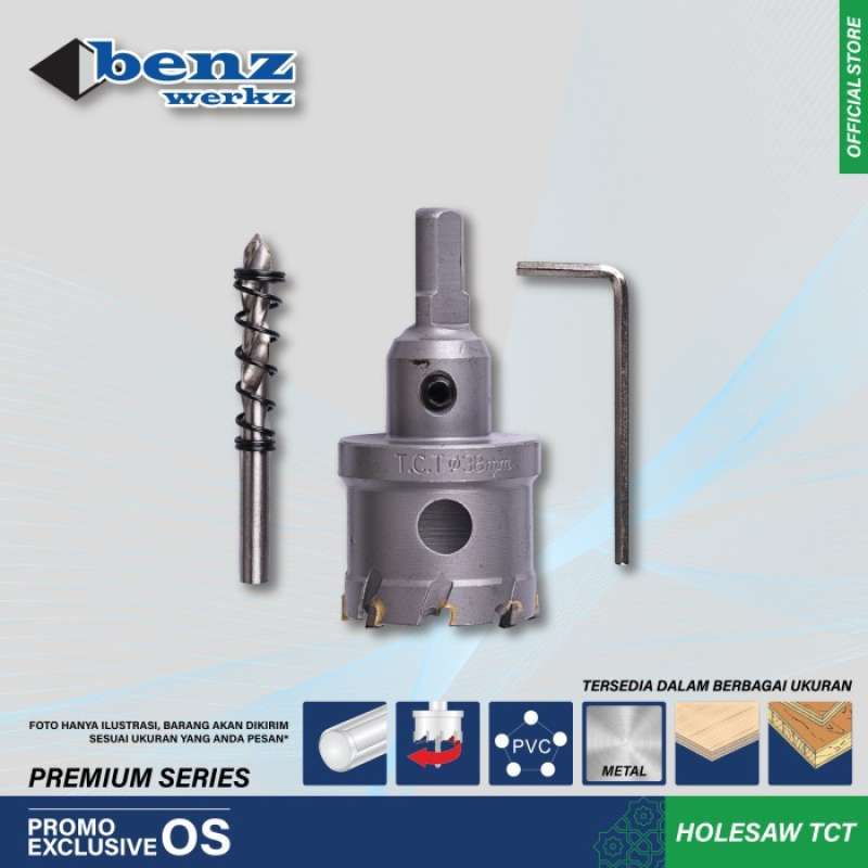 Promo Mata Bor Holesaw Tct 23mm / Mata Bor Plong Metal Besi By Benz ...