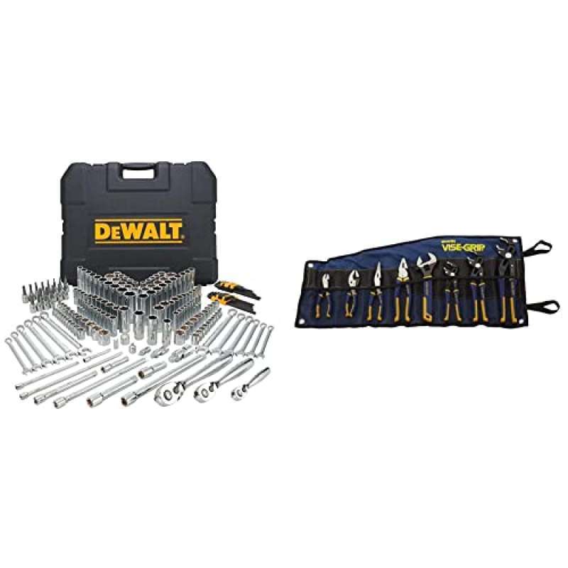 Jual DEWALT Mechanics Tools Kit and Socket Set, 204-Piece (DWMT72165) & IRWIN VISE-GRIP ...