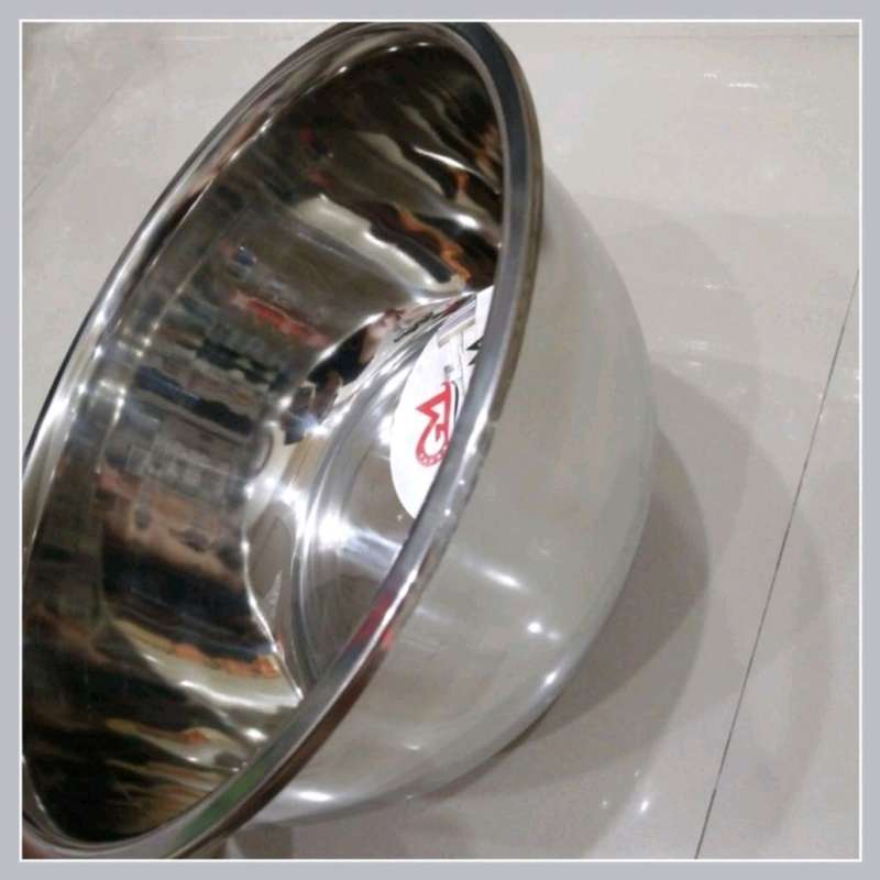 Jual Baskom Stainless Tebal Diameter 30cm x tinggi 13cm di Seller Setia ...