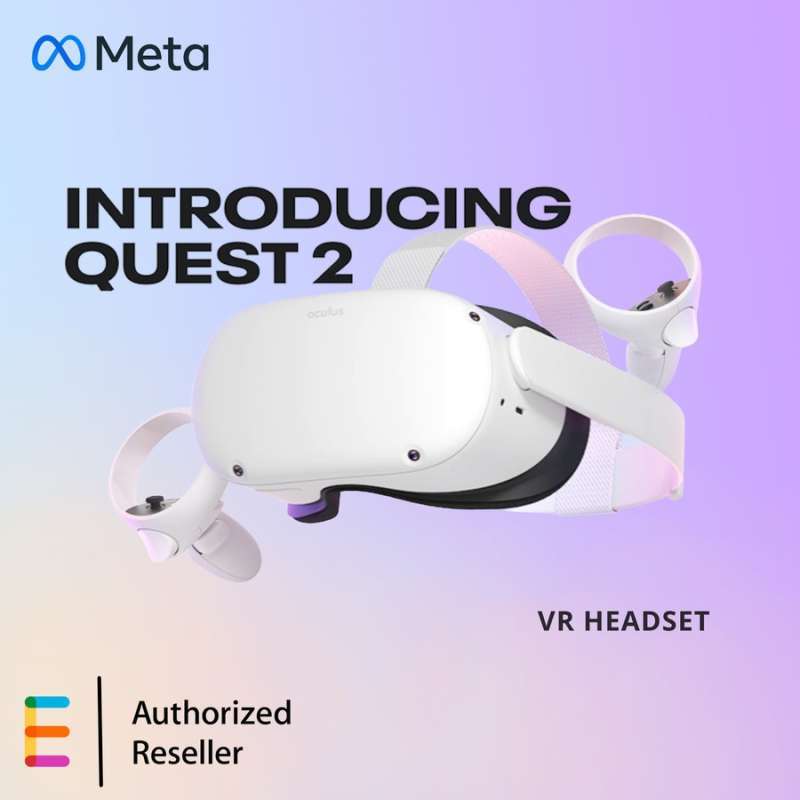 Jual Oculus Quest 2 128gb Virtual Reality Vr Headset Facebook Metaverse